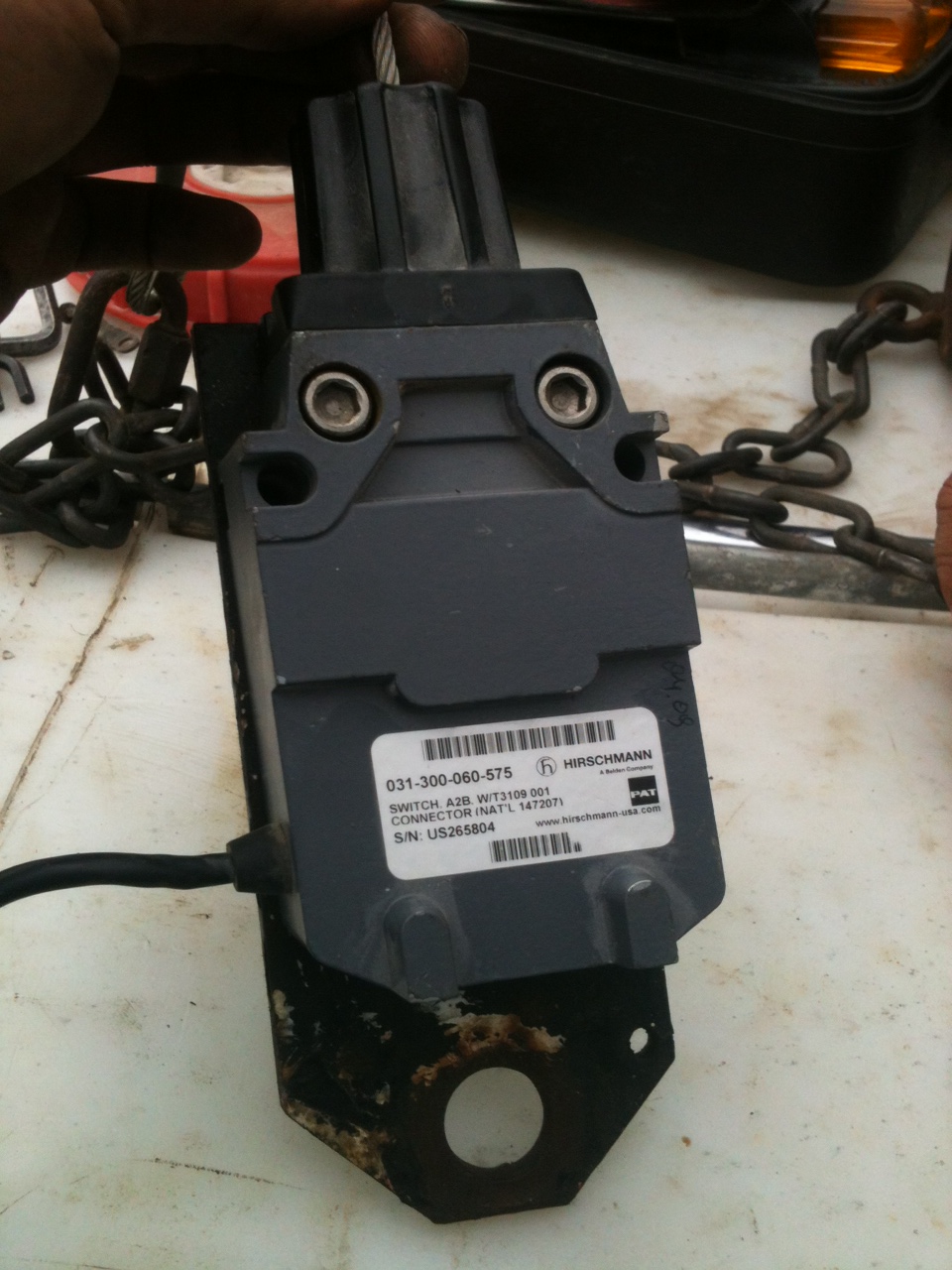 PAT Hirschmann Anti Two Block Switch - 575 - BTS Crane PAT Hirschmann Anti Two Block Switch - 575 - BTS Crane